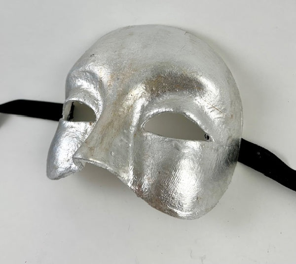 Venetian Mezzo Volto – Aged Silver Leaf – Visions of Venice