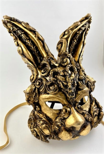 The Demonic Baroque Rabbit -Gold – Visions of Venice